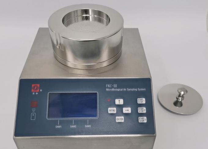 Stainless Steel Electronic Microbial Air Sampler For Cleanroom